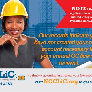 North Carolina Licensing Board for General Contractors - S&A Communications